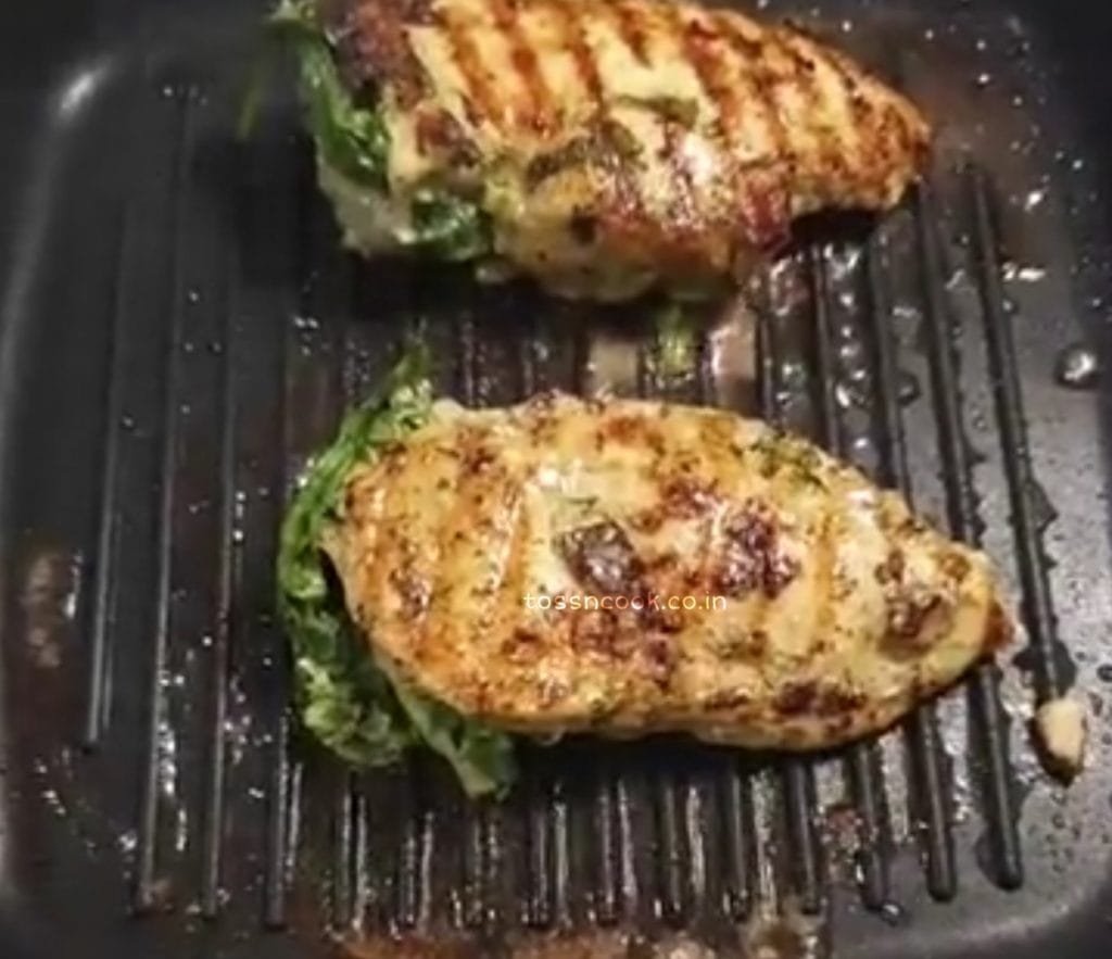 Stuffed Grilled Chicken Pockets - Toss N Cook™