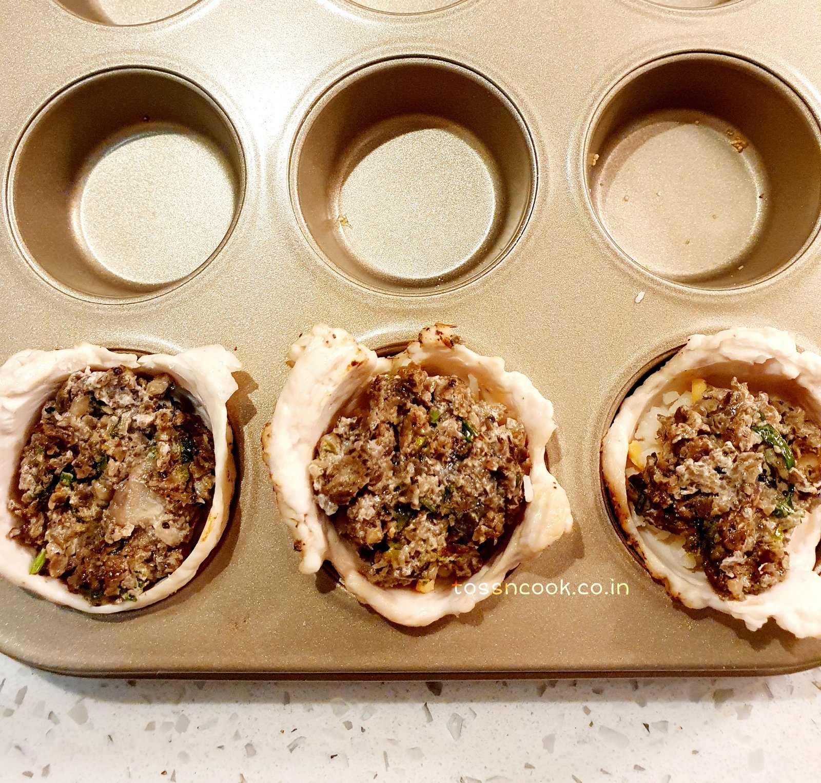 Baked Mushroom Chicken Cups | Chicken dish - Toss N Cook™